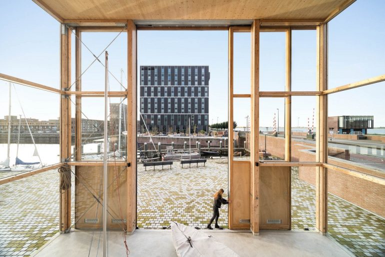 Harbour Building for a Sailing Club By Margulis Moormann Architect ...