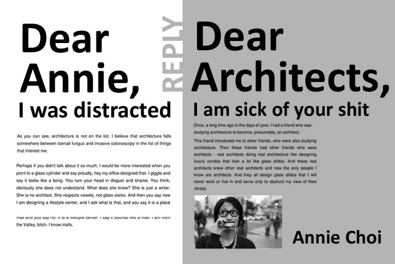 Dear Annie | A reply from an Architect to open letter by Annie Choi ...