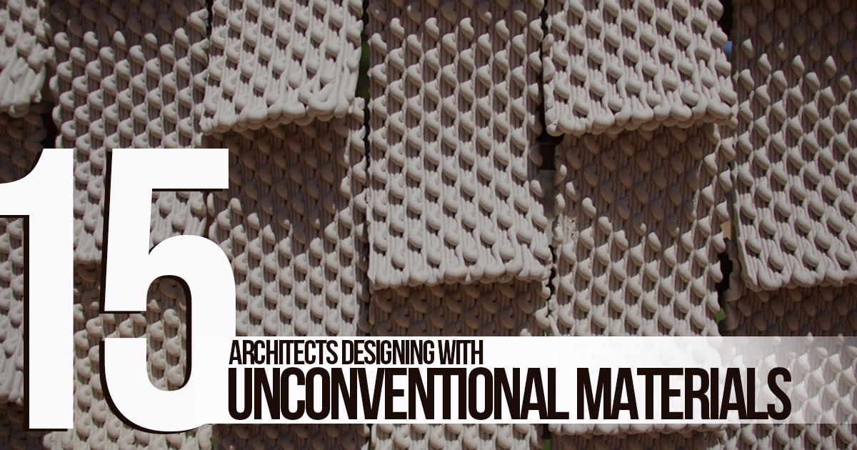 15 Architects designing with unconventional materials - RTF ...