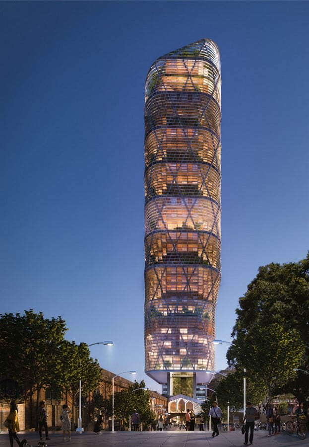 World’s tallest commercial hybrid timber tower for Sydney revealed by ...