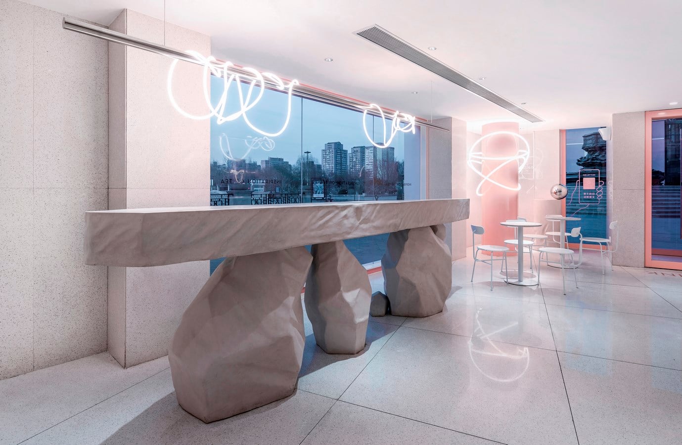 HEYTEA PINK at Beijing Solana Lifestyle Shopping Park by MOC DESIGN ...