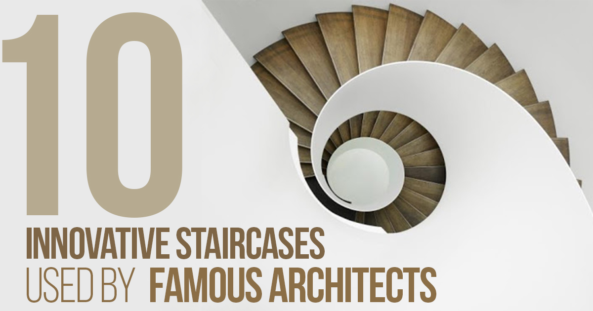 10 Innovative staircases used by famous architects - RTF | Rethinking ...