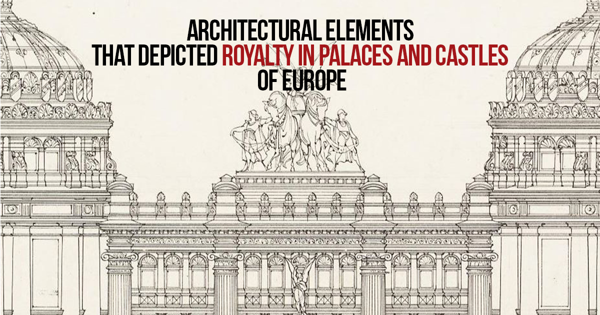 Architectural elements that depicted royalty in palaces and castles of ...