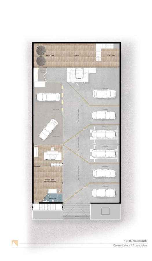 Car Workshop Autobotss by Nspire Architects - RTF | Rethinking The Future
