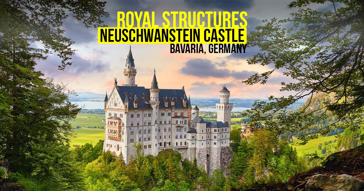 Bavarian Castle Architecture Neuschwanstein Castle In Germany