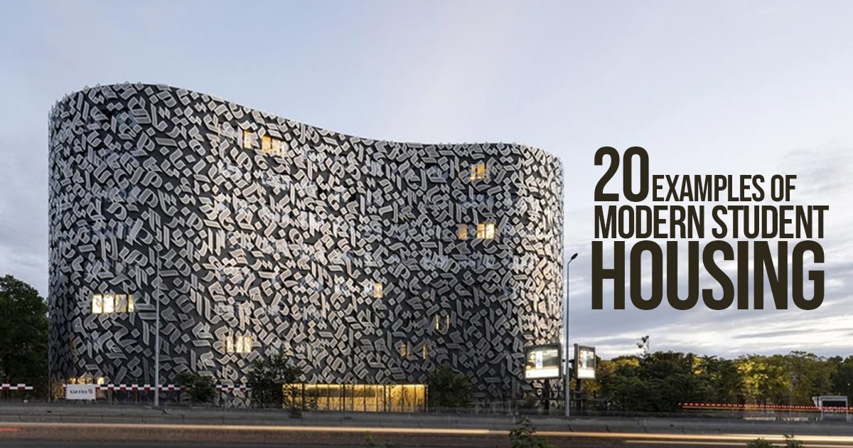 20 Examples of modern student housing - RTF