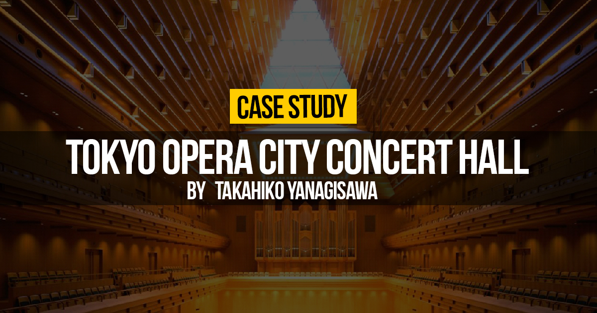 Tokyo Opera City Concert Hall by Takahiko Yanagisawa: The Perfect Pitch ...