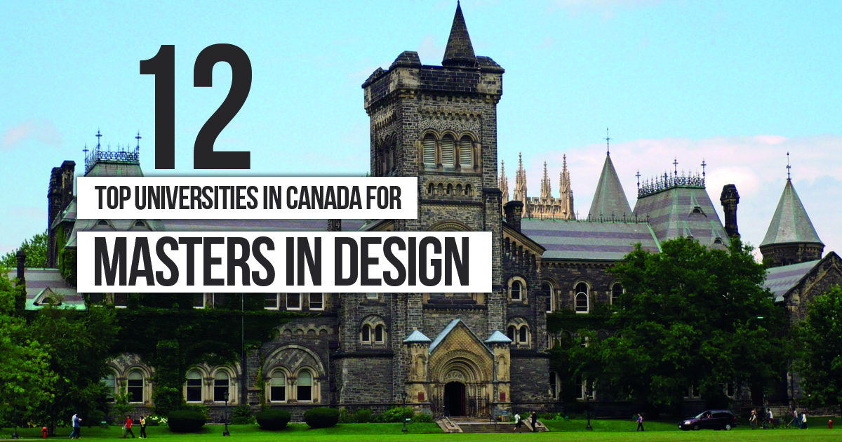 12 Top universities in Canada for Masters in Design - RTF
