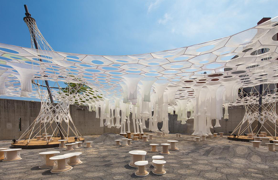 Using Fabrics in architecture - RTF | Rethinking The Future