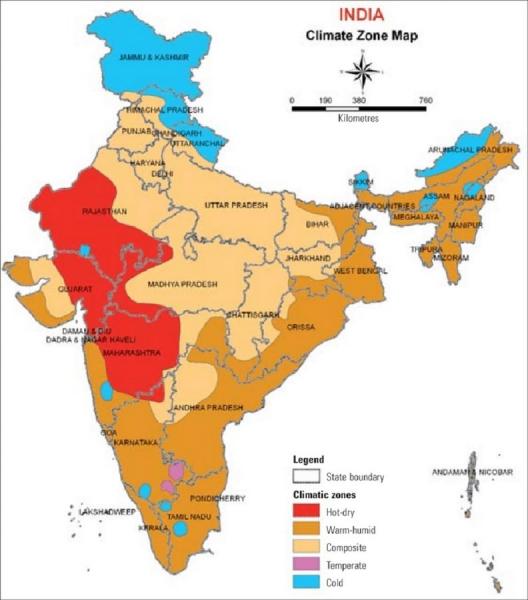 Climate Responsive Architecture of India: Diverse Weather, Diverse ...