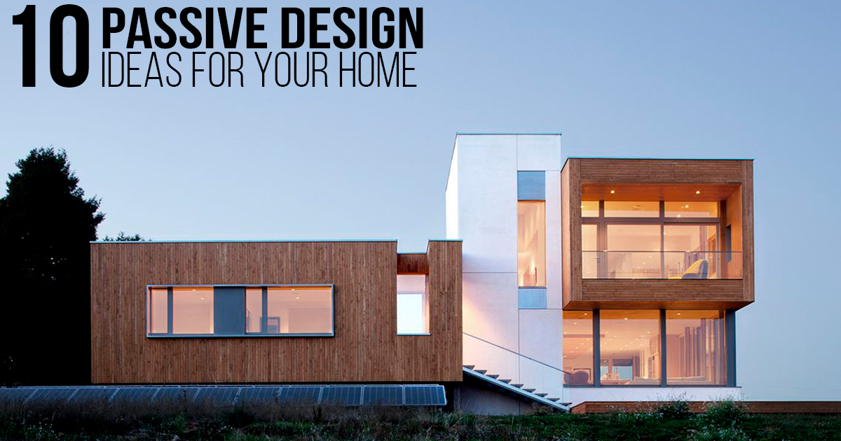 Simple Modern Passive House Designs