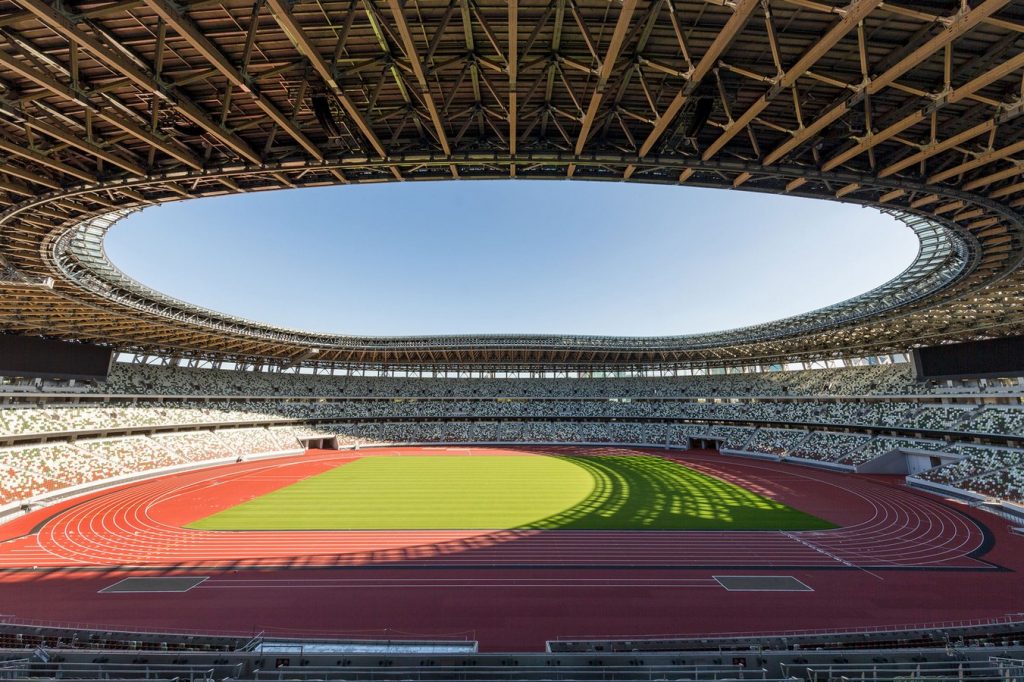 Japan National Stadium by Taisei Corporation + AZUSA SEKKEI + Kengo ...