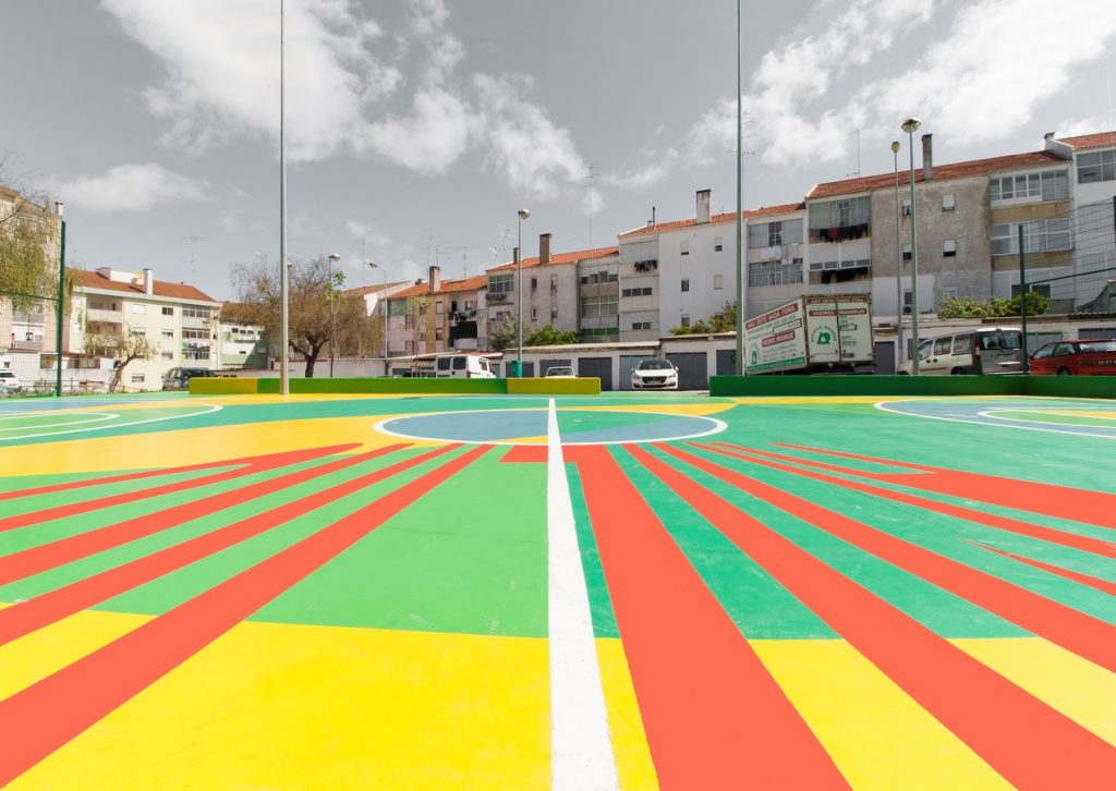Amieiro basketball Court By dbA. arquitectura - RTF | Rethinking The Future