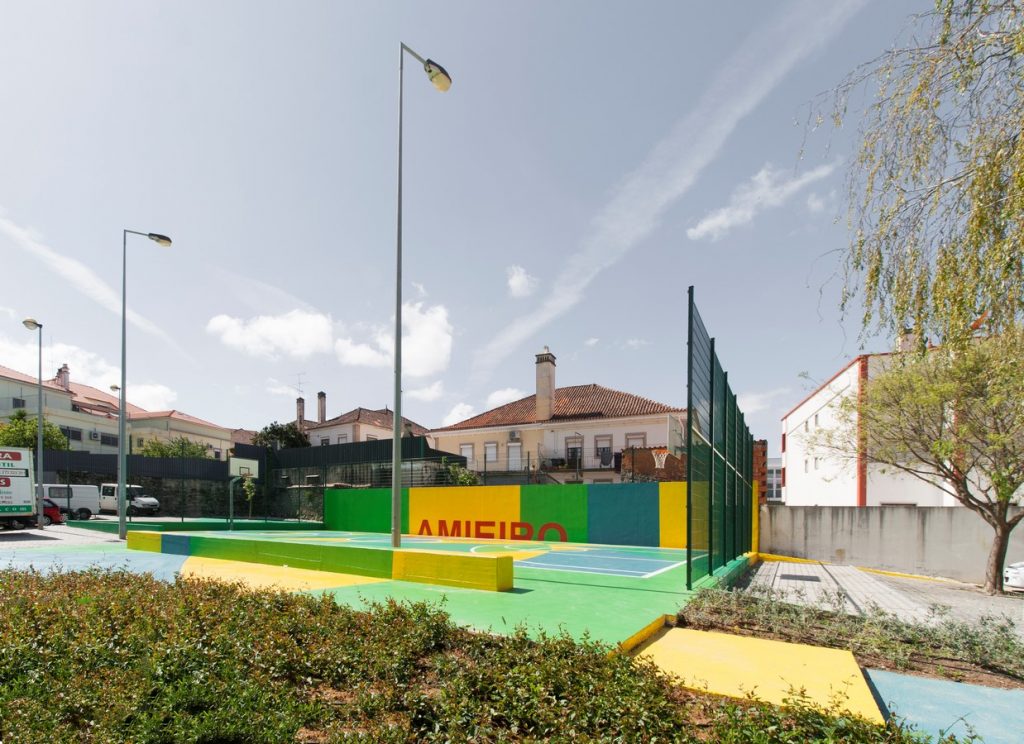 Amieiro basketball Court By dbA. arquitectura - RTF | Rethinking The Future
