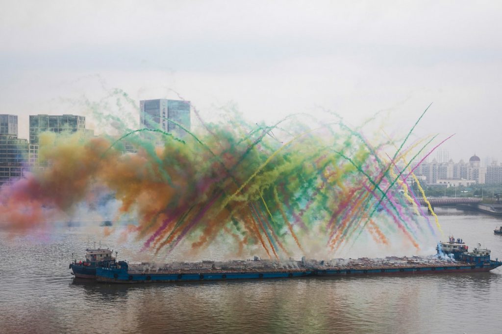 An Architectural review of Sky Ladder: The Art of Cai Guo-qiang