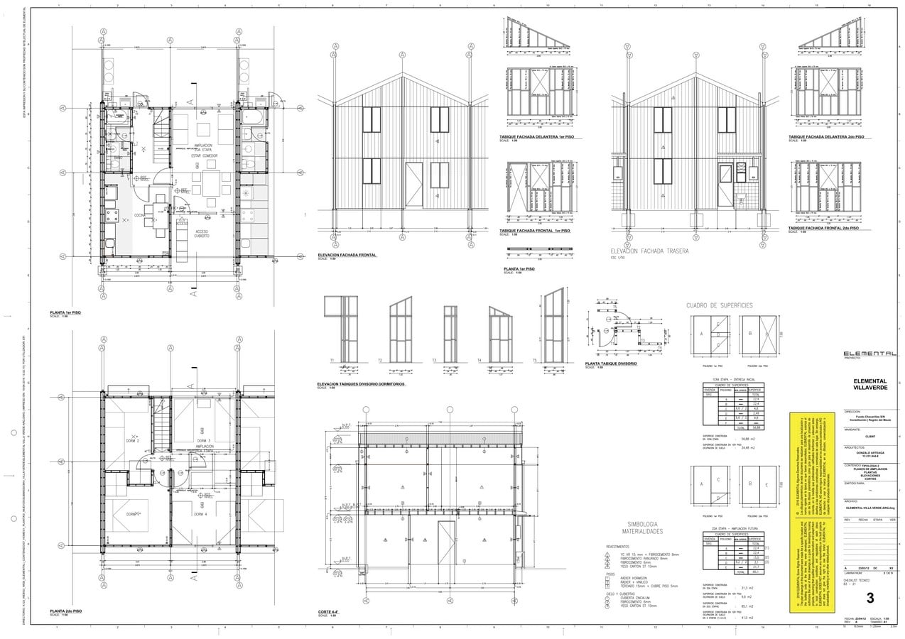 Villa Verde Project by Alejandro Aravena: Low-Cost housing - RTF