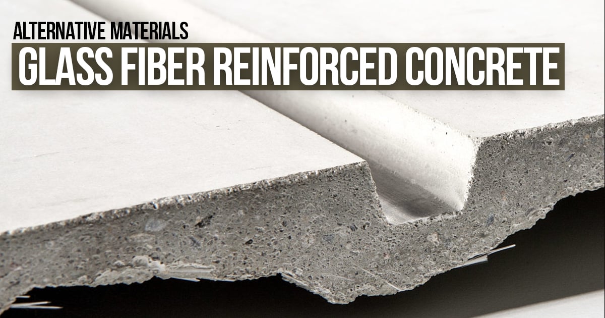 Alternative materials: Glass fiber reinforced concrete - RTF