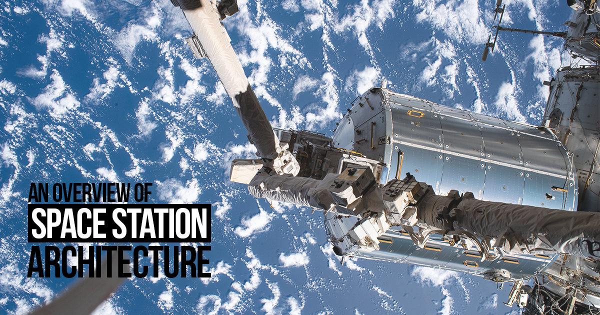 Arcitec Drawings International Space Station Initial Concepts For A