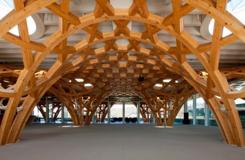 Haesley Nine Bridges Golf Clubhouse by Shigeru Ban - RTF | Rethinking ...