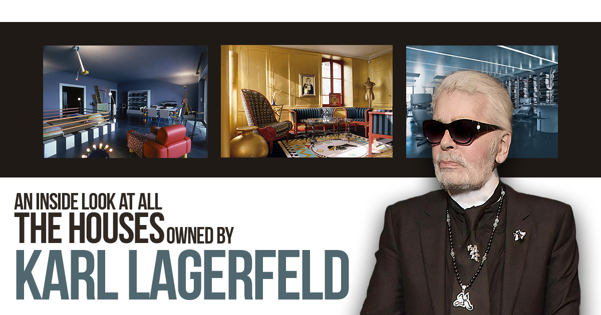 An inside look at the houses owned by Karl Lagerfeld - RTF