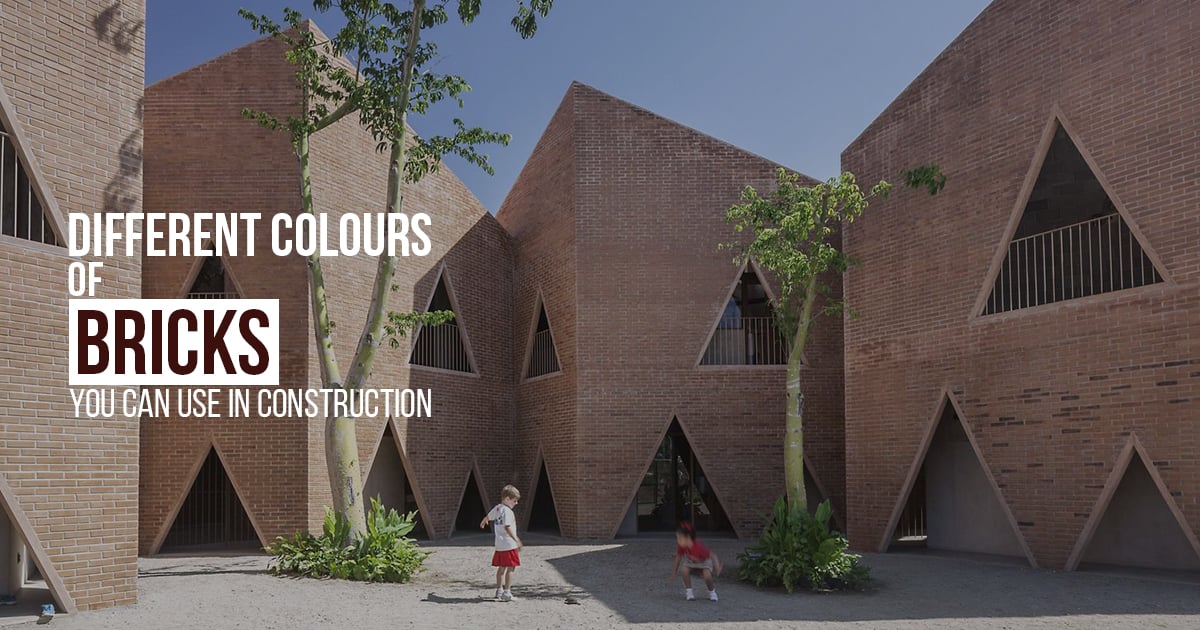 Different colours of bricks you can use in construction - RTF