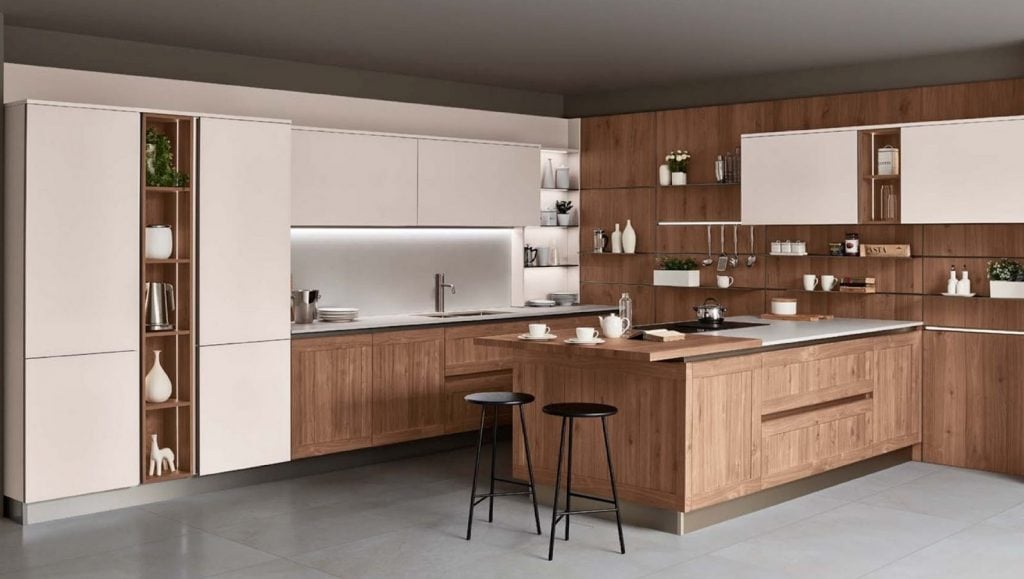 10 Semi Modular Kitchen Designs for your home - RTF