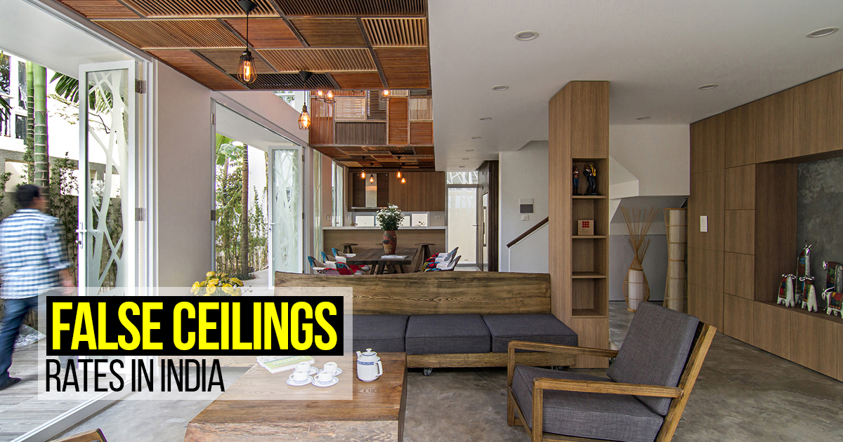 False Ceilings - rates in India - RTF | Rethinking The Future