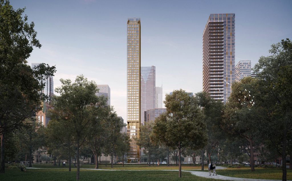 Design for Super-Thin Skyscraper in Toronto revealed by BDP Quadrangle