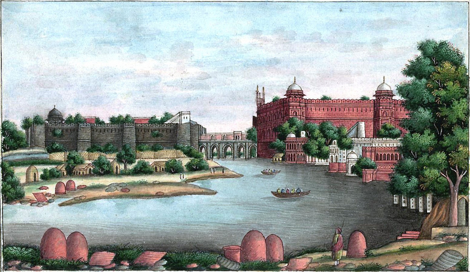 History of Red Fort and Salim Garh fort - RTF