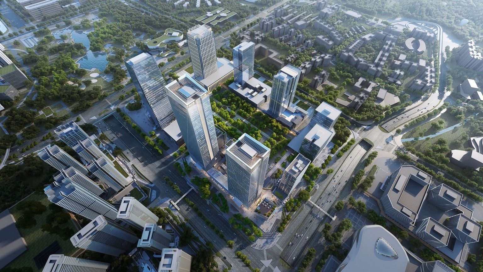 Designs for New Twin Towers and Mixed-Use Complex in Guangzhou unveiled ...