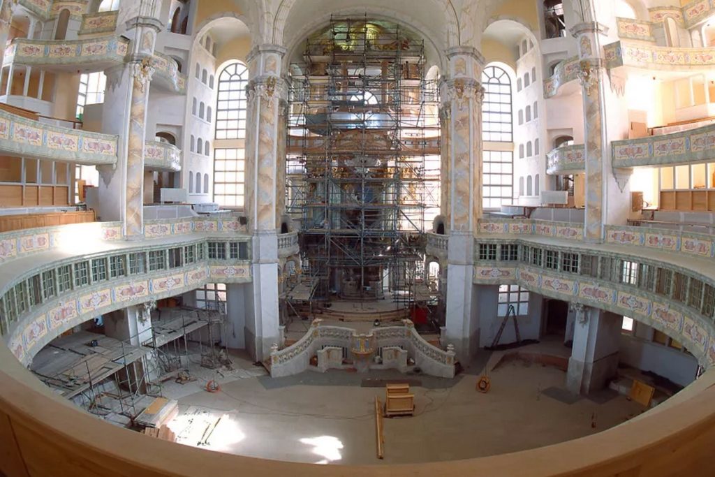 Timeline of Restoration: The Frauenkirche church, Dresden - RTF ...