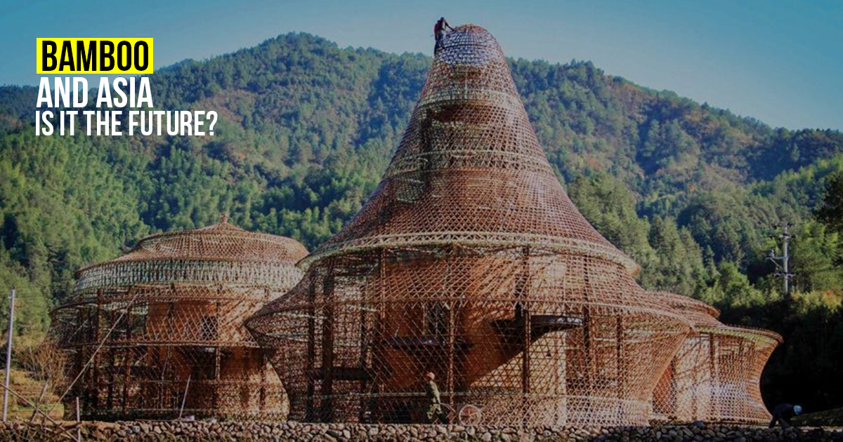 Bamboo Houses Asia Asian Girl Builds A House Out Of Bamboo, Creates A