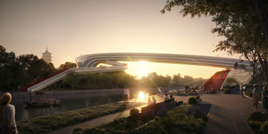 Pedestrian Bridge Project in China by RMJM Milano’s design - RTF ...