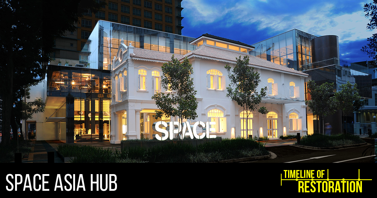 Timeline of Restoration: Space Asia Hub - RTF | Rethinking The Future