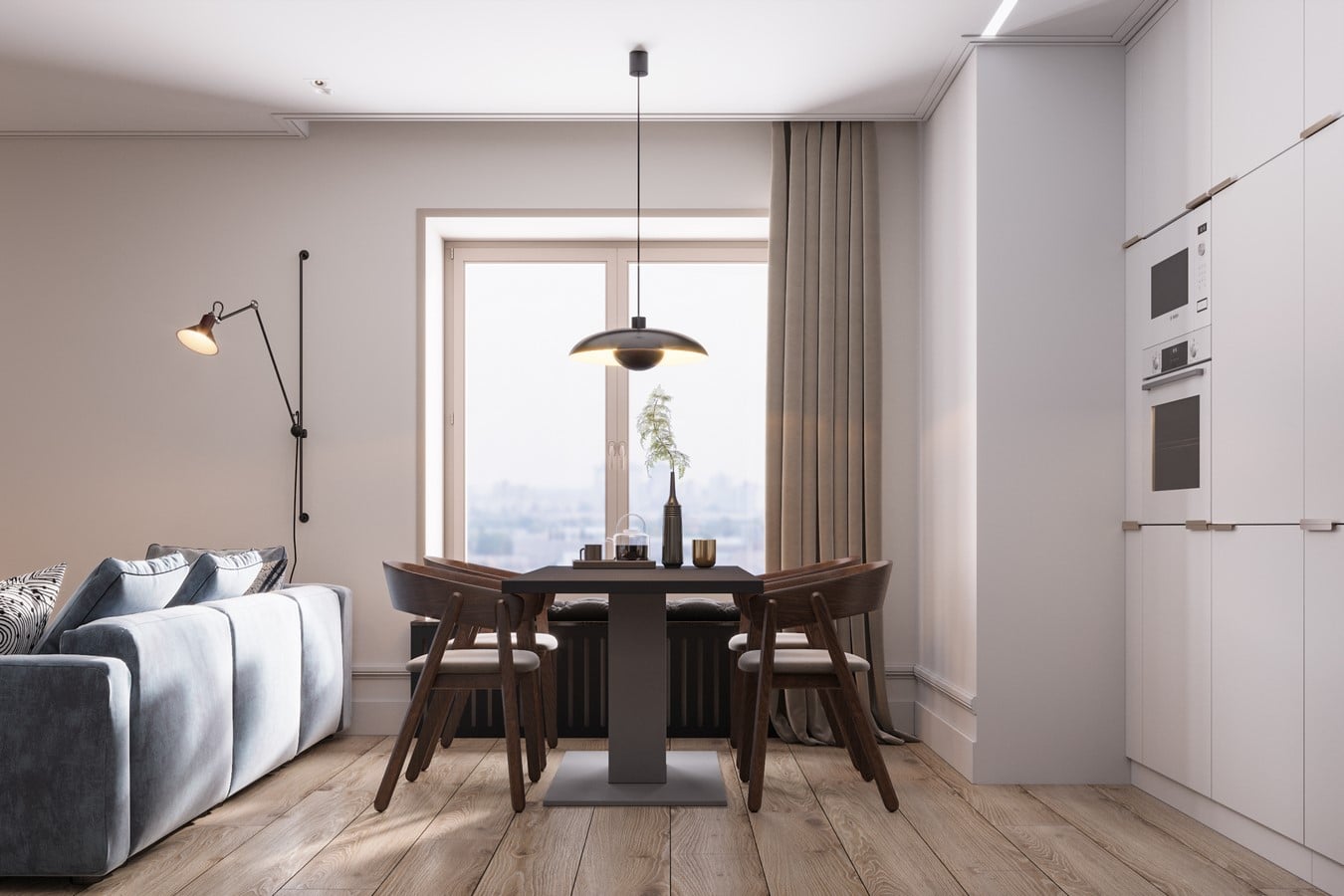 Apartment in Residential Complex Preobrazhensky 90 sq.m by Forma Doma ...