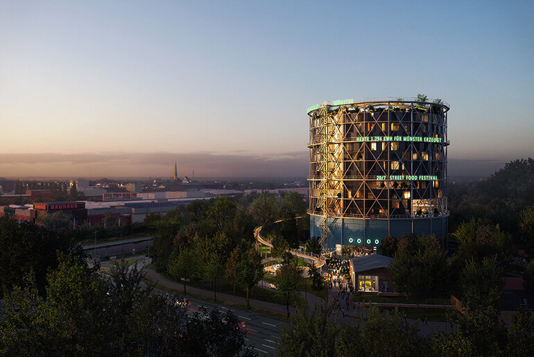 Redevelopment of Gasometer in Munster by Grüner (I)konus -Mei ...