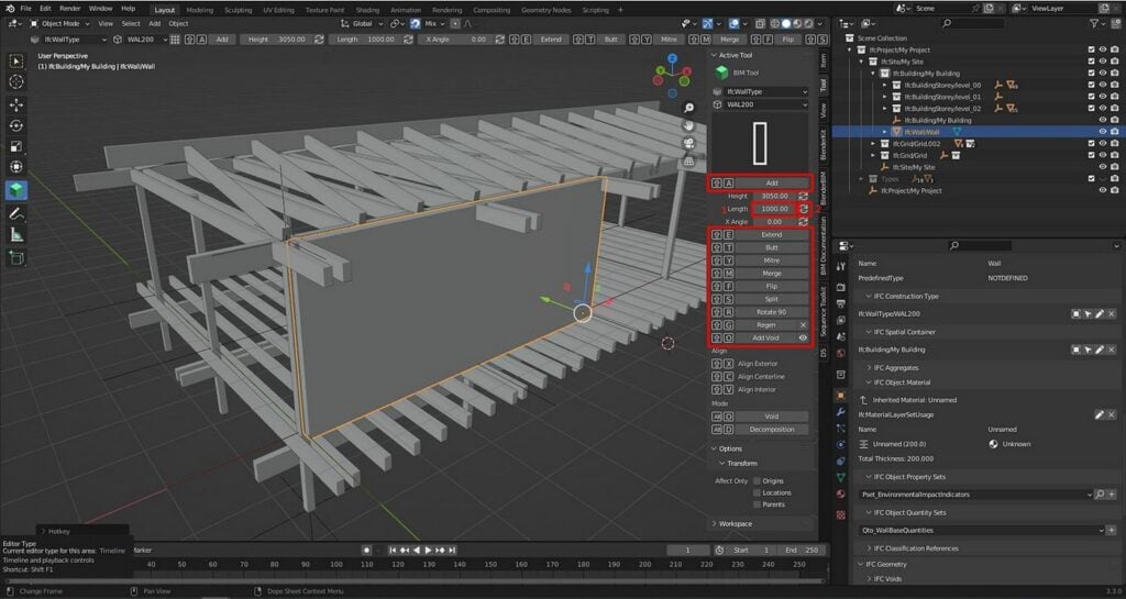 BlenderBIM: openBIM And Open-Source for Building Information Modeling ...