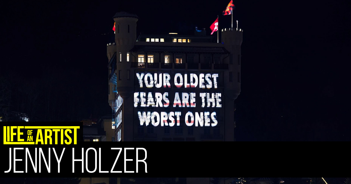 Life of an Artist: Jenny Holzer - RTF | Rethinking The Future