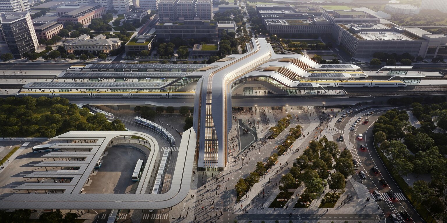 Rail Baltica Ülemiste Passenger Terminal by Zaha Hadid Architects - RTF ...