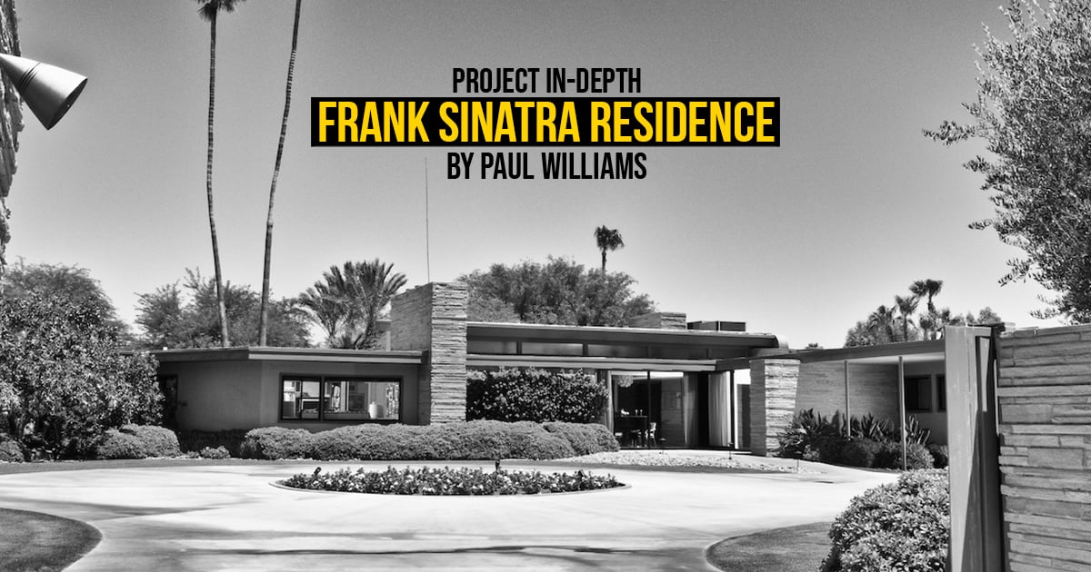 Frank Sinatra House Floor Plan Frank Sinatra Residence | Architectuul