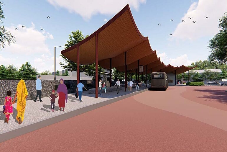 Redevelopment Of Bus Stand by Urban Tree - RTF | Rethinking The Future