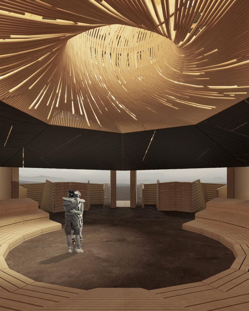 Miguel Arraiz revealed Temple of the Deep for Burning Man 2025 in ...