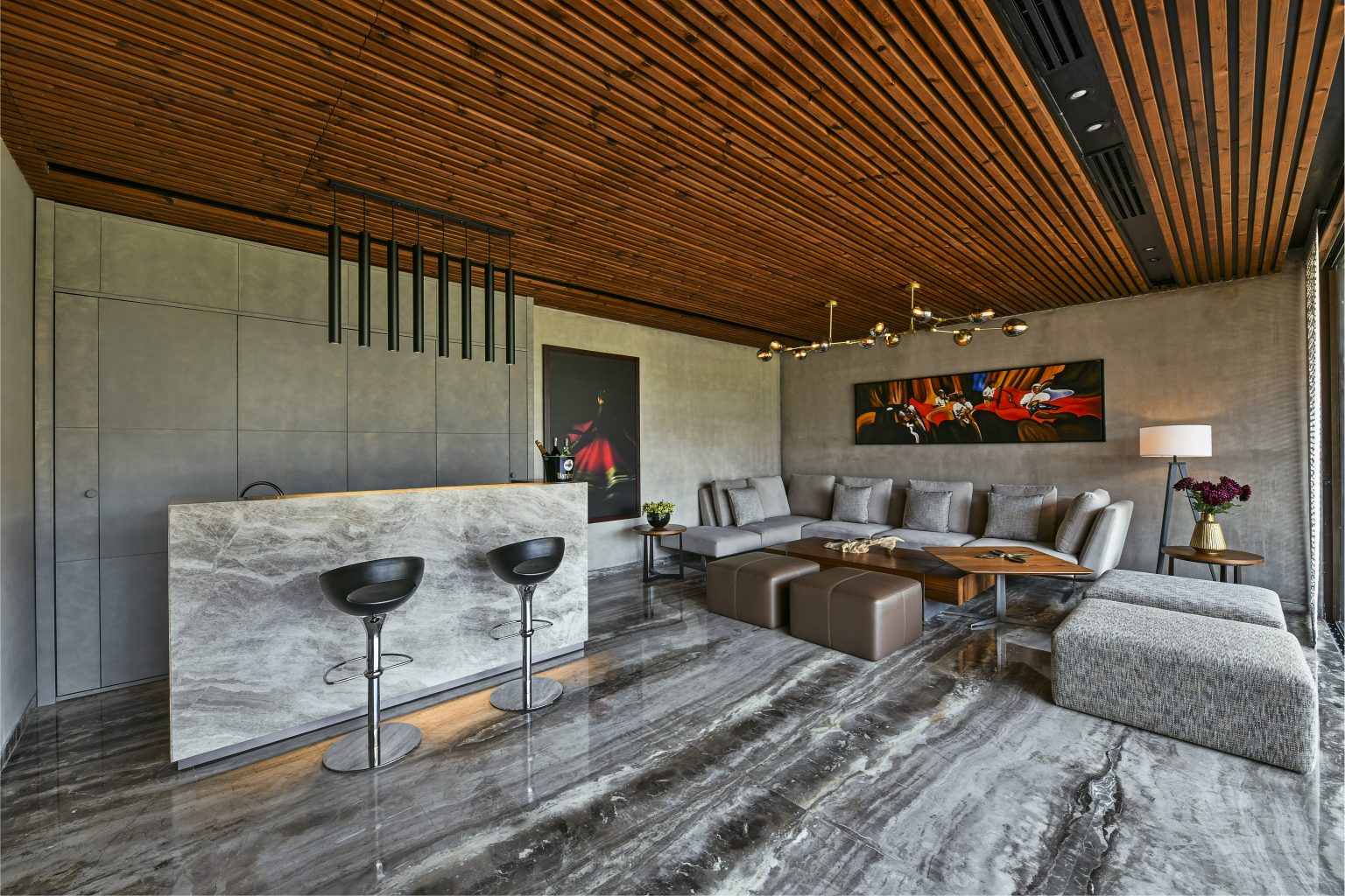 Social Spaces with a Stunning Lounge and Bar Design by 42MM ...