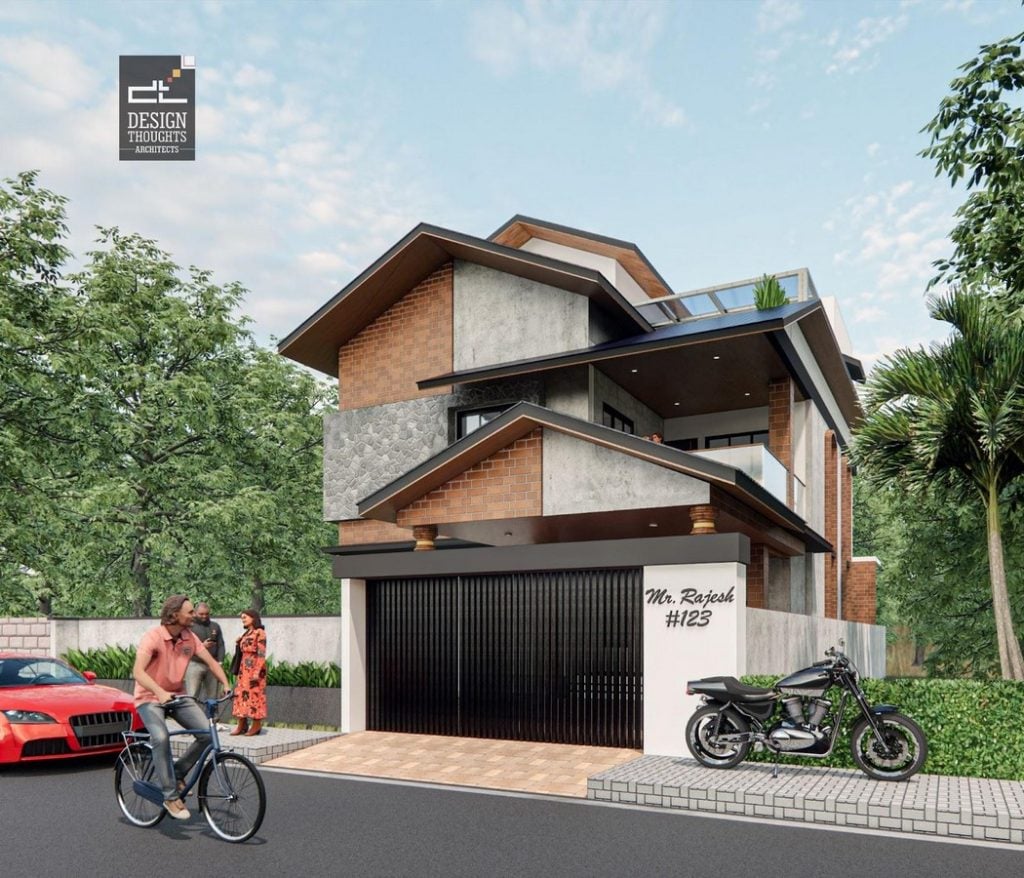 A 40x60 House that Bestows a Traditional yet a Modern Sense by Design ...