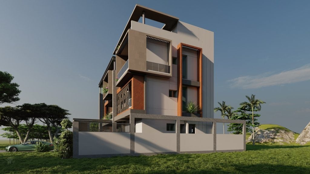 A Contemporary, Multi-level House with Unique Architectural Features by ...