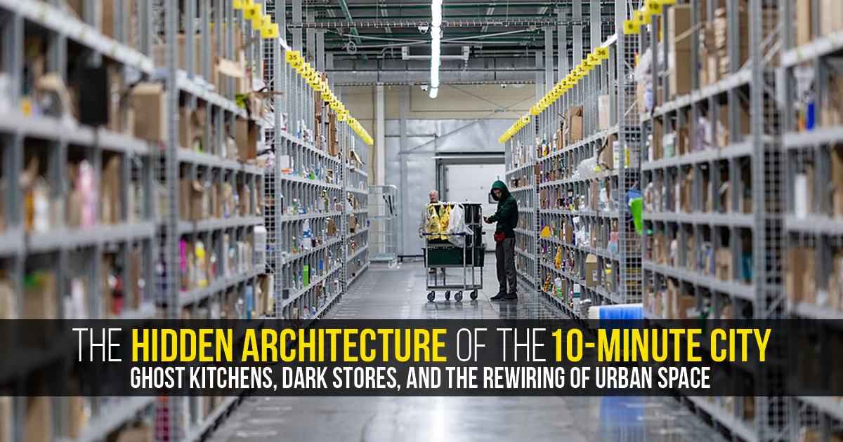 The Hidden Architecture of the 10-Minute City: Ghost Kitchens, Dark ...