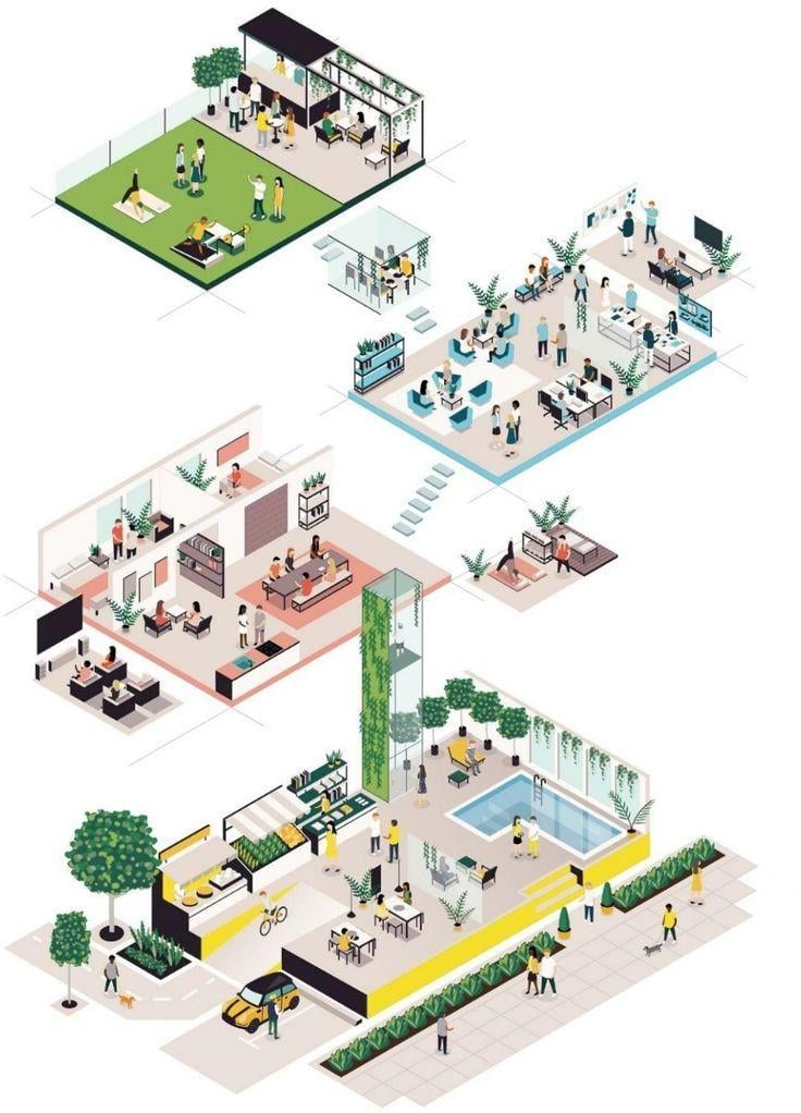 Redefining Urban Living Through Hybrid Spaces - RTF | Rethinking The Future