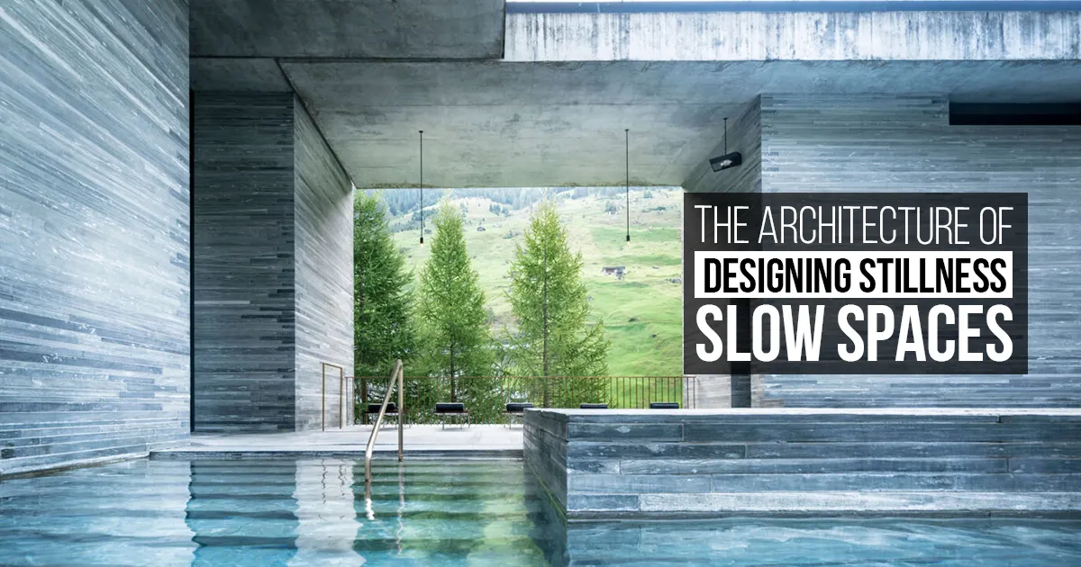 Designing Stillness: The Architecture of Slow Spaces - RTF | Rethinking ...