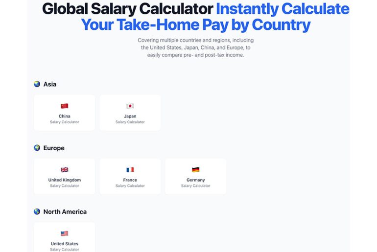The Ultimate Global Salary Calcu‍lator for Smart er Financial Plann‌ing ...